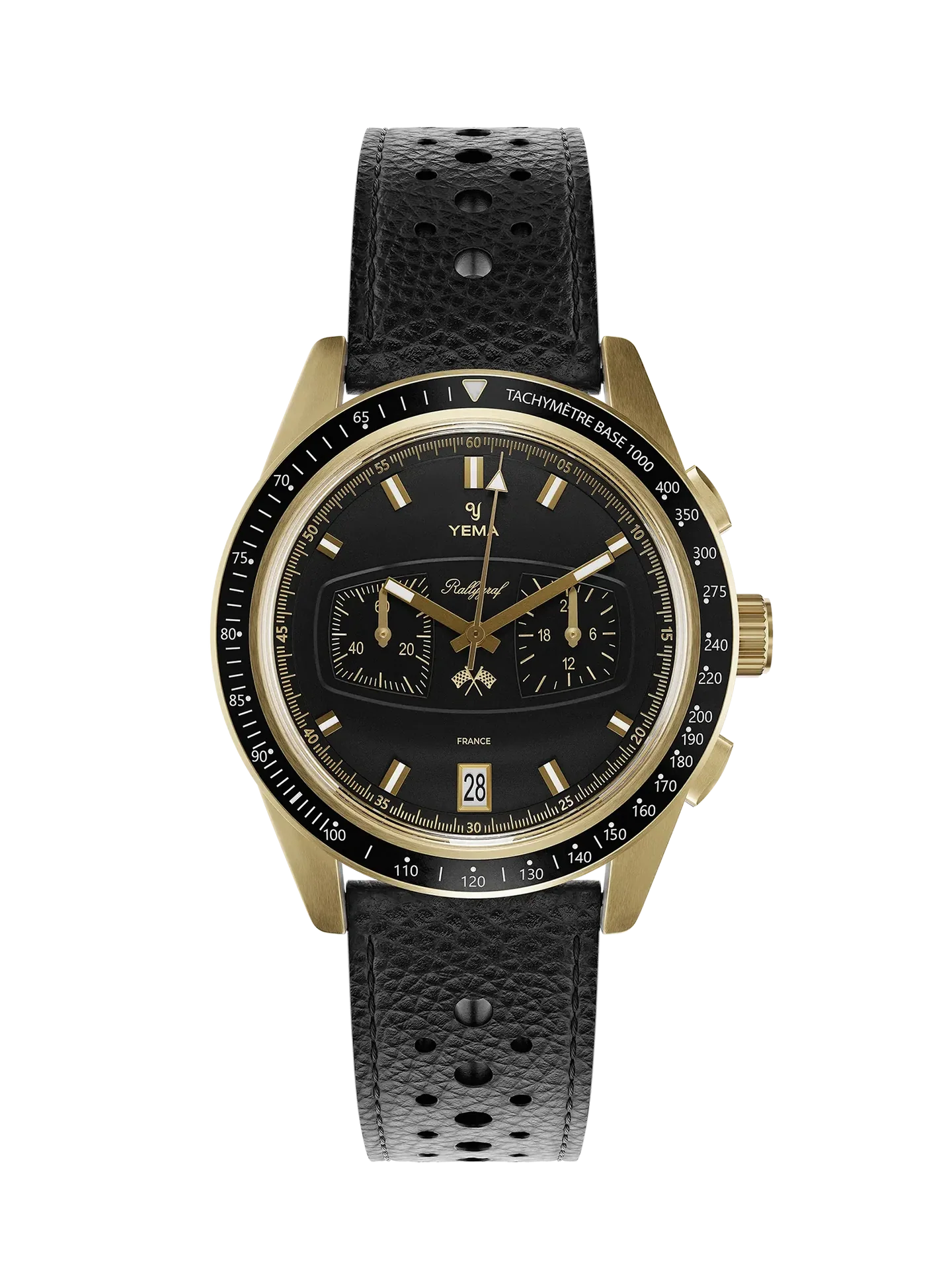 Rallygraf Meca-Quartz II Classic Racing School | YEMA Watches USA ...